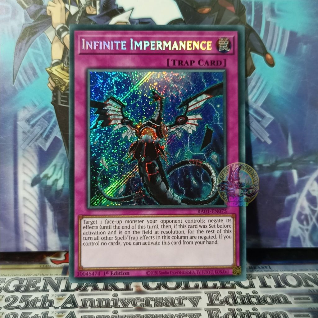 Infinite Impermanence – RA01-EN075 – Secret Rare [Thẻ bài Yugioh ...