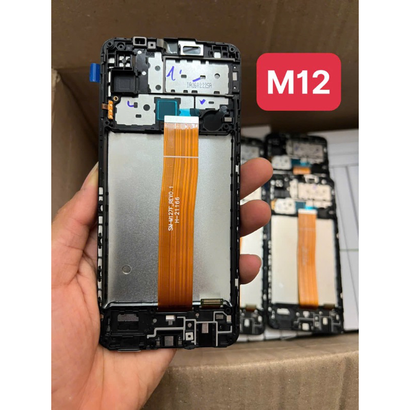 Màn hình Samsung M12 ( cáp M127F ) zin hãng liền khung | Shopee Việt Nam