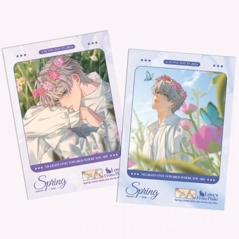 (Hàng artist Trung sẵn) Card bo góc pola Love And Deepspace Xavier Thẩm ...