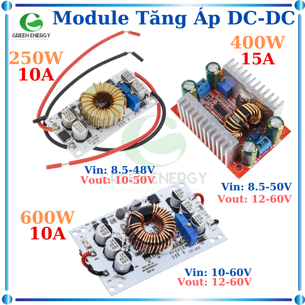 Modul tăng áp Boost DC-DC 250W 400W 600W 15A | Shopee Việt Nam
