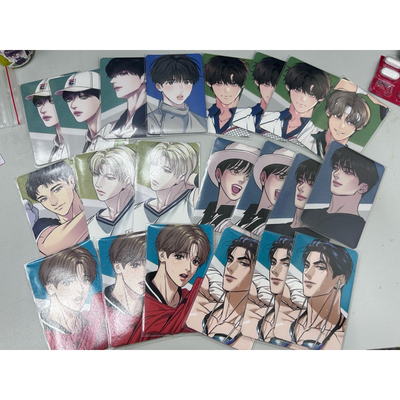 Card manhwa BL, card pack top bot, Jinx, The Ghost Nocture, Backlight, Lost in the Cloud ...