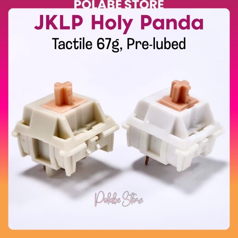 JKLP HOLY PANDA Pro tactile switch Công tắc bàn phím cơ prelube mượt ...