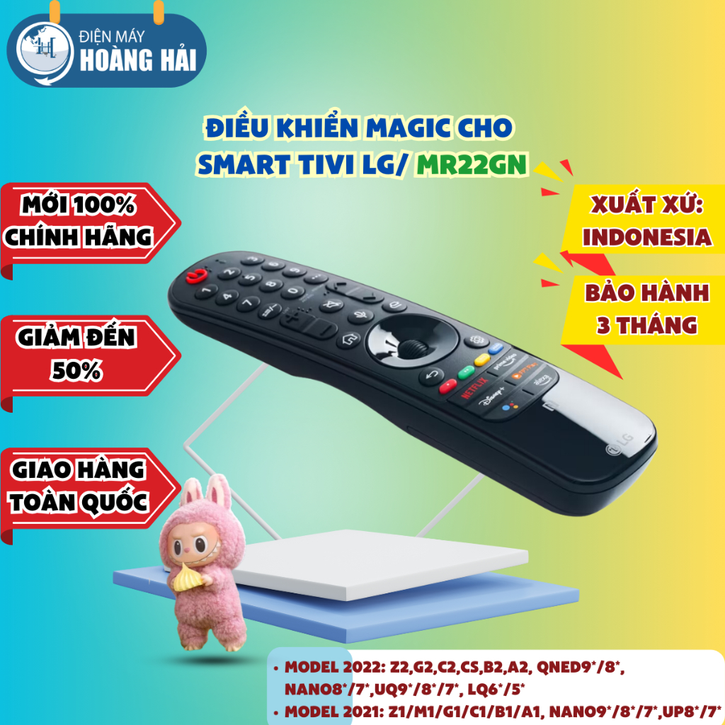 MR22GN Điều khiển Magic chuột bay, giọng nói, cho tivi LG MR22GN SMART ...