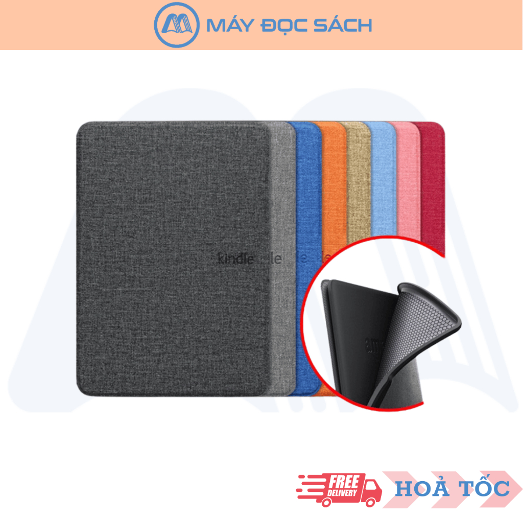 Bao da cover Kindle, Kindle Paperwhite | Mẫu vân vải | ốp TPU ...