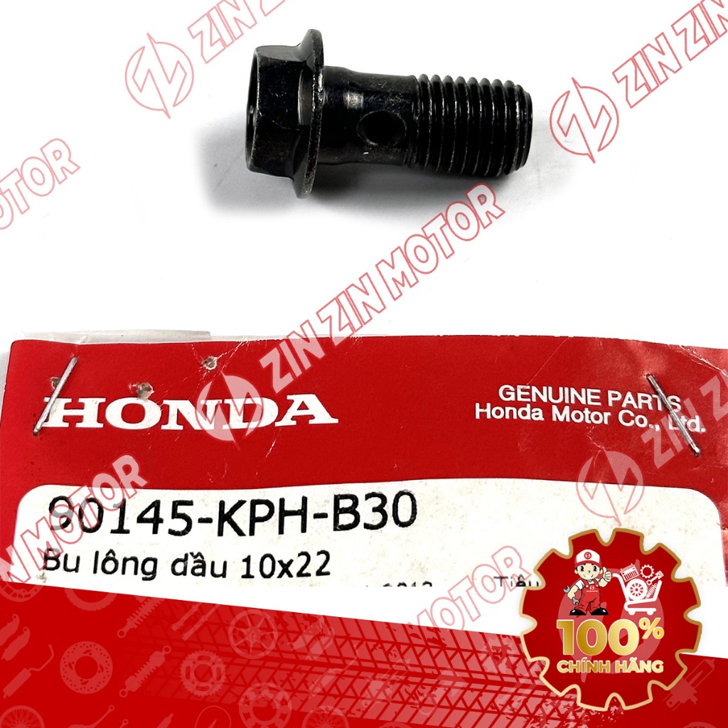 Ốc Bắt Dây Dầu Thắng Trước Vario 160 10x22MM 90145-KPH-B30 Chính Hãng ...