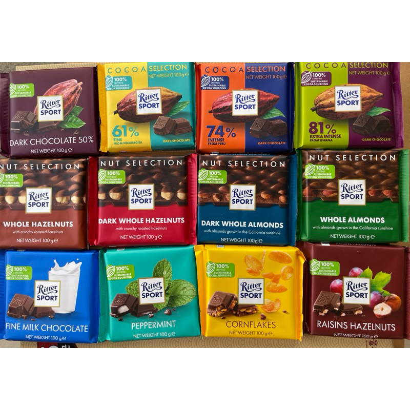 Socola Ritter Sport Đức 100g | Shopee Việt Nam