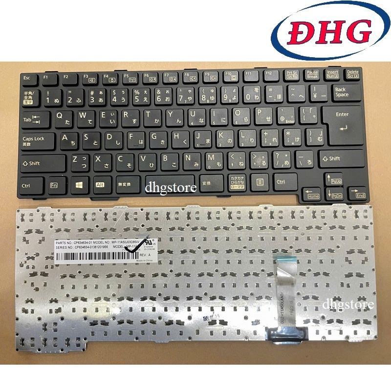 Bàn phím Fujitsu Lifebook SH560 SH561 SH751 SH760 SH761 SH792 S560 S561 ...