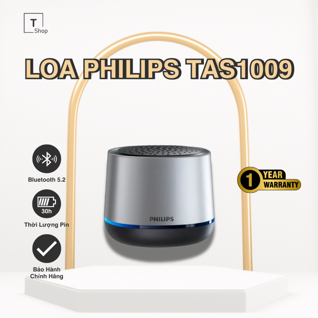 Loa Bluetooth Philips Tas1009 Âm thanh vòm sống động | Shopee Việt Nam
