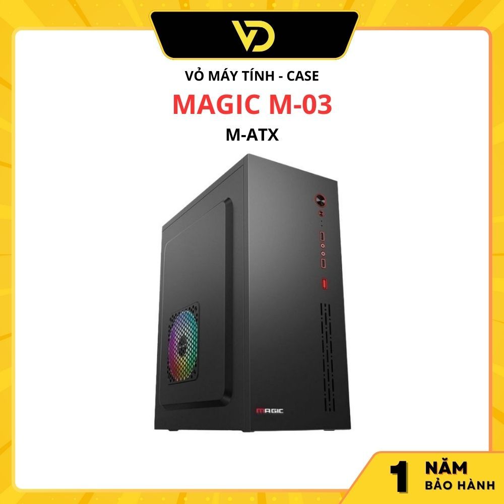 VỎ MÁY TÍNH CASE MAGIC M-03 (M-ATX) | Shopee Việt Nam