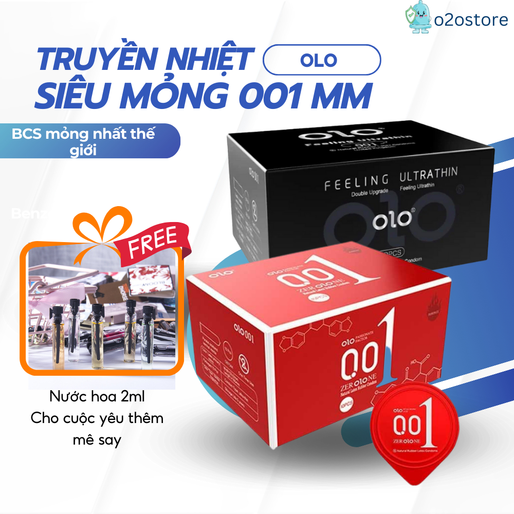 Bao cao su OLO Feeling Ultra thin 001 siêu mỏng,nhiều gel bôi trơn,kéo dài thời gian, hàng có ...