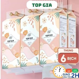 Khăn giấy gấu trúc Top Gia Sắc Hạ 6 bịch, giấy vệ sinh treo tường 1280 tờ 4 lớp an tòan tiện lợi ...