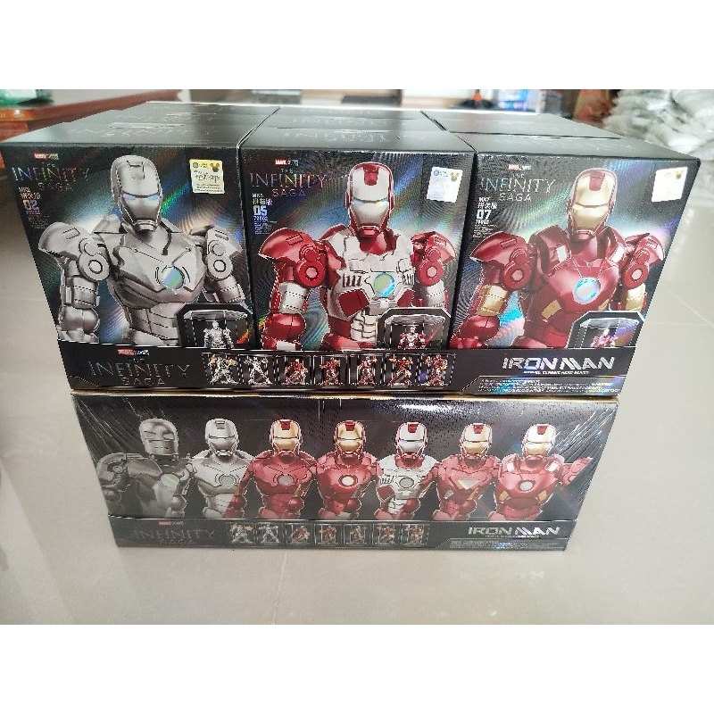 Hộp mô hình lắp ráp Iron Man có kèm hộp trong hàng chính hãng | Shopee ...
