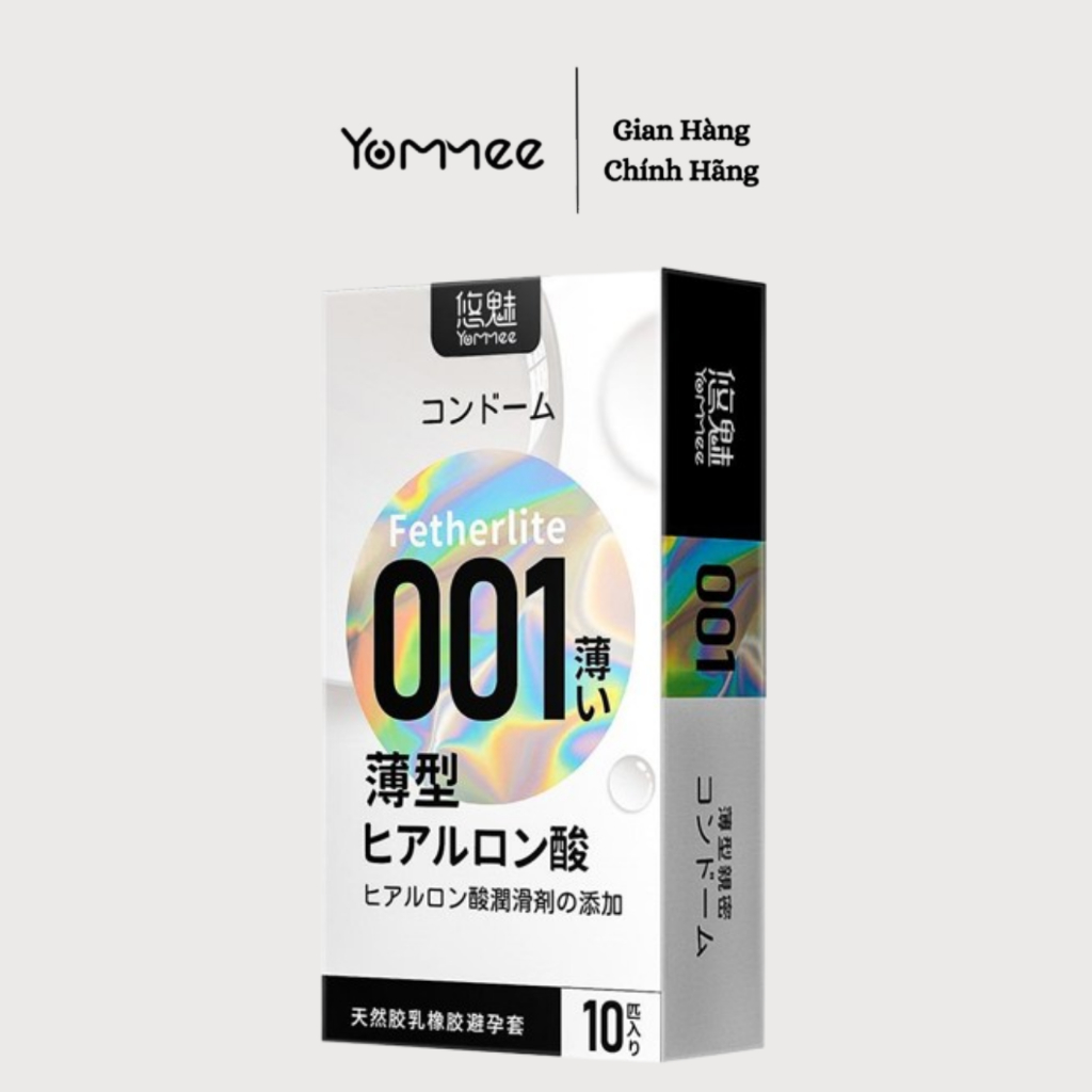Bao Cao Su Yommee Siêu Mỏng 001 Nhiều Gel- Hộp 10 chiếc | Shopee Việt Nam