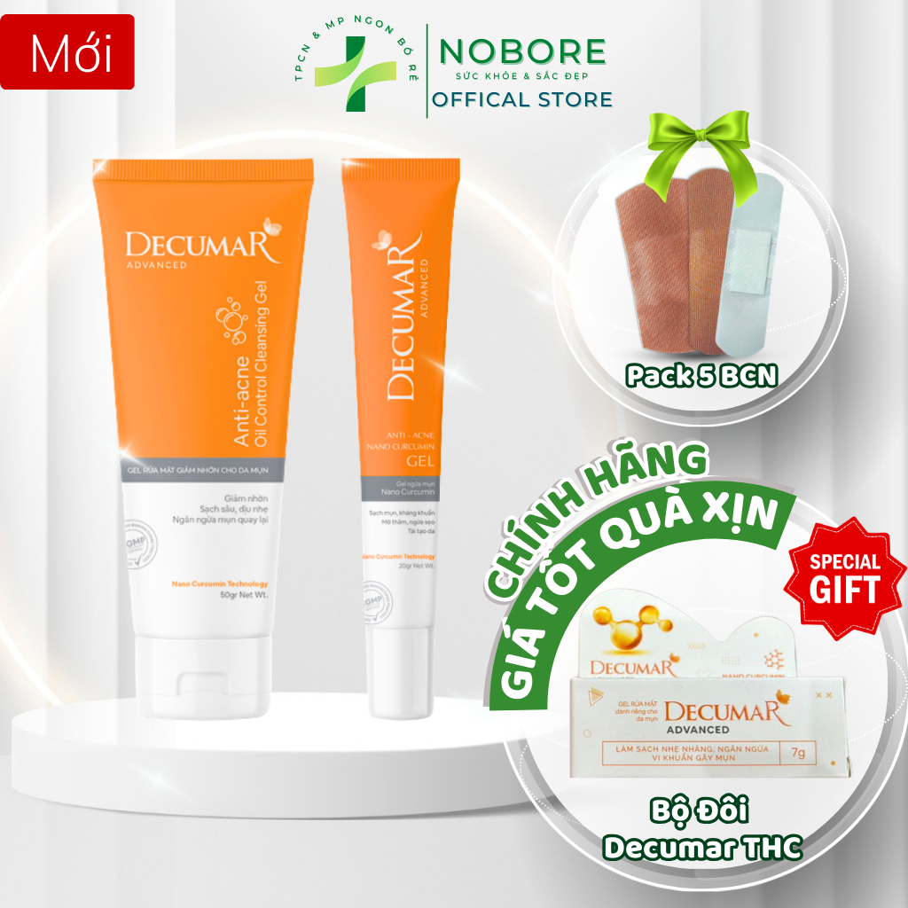 [ XẢ DATE T3/2025] Decumar New Nano Nghệ 20g Gel Ngừa Mụn, Giảm Thâm ...