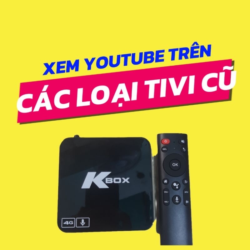 Đầu thu tivi Kbox - đk giọng nói kết nối wifi xem youtube, bóng đá và truyền hình miễn phí ...