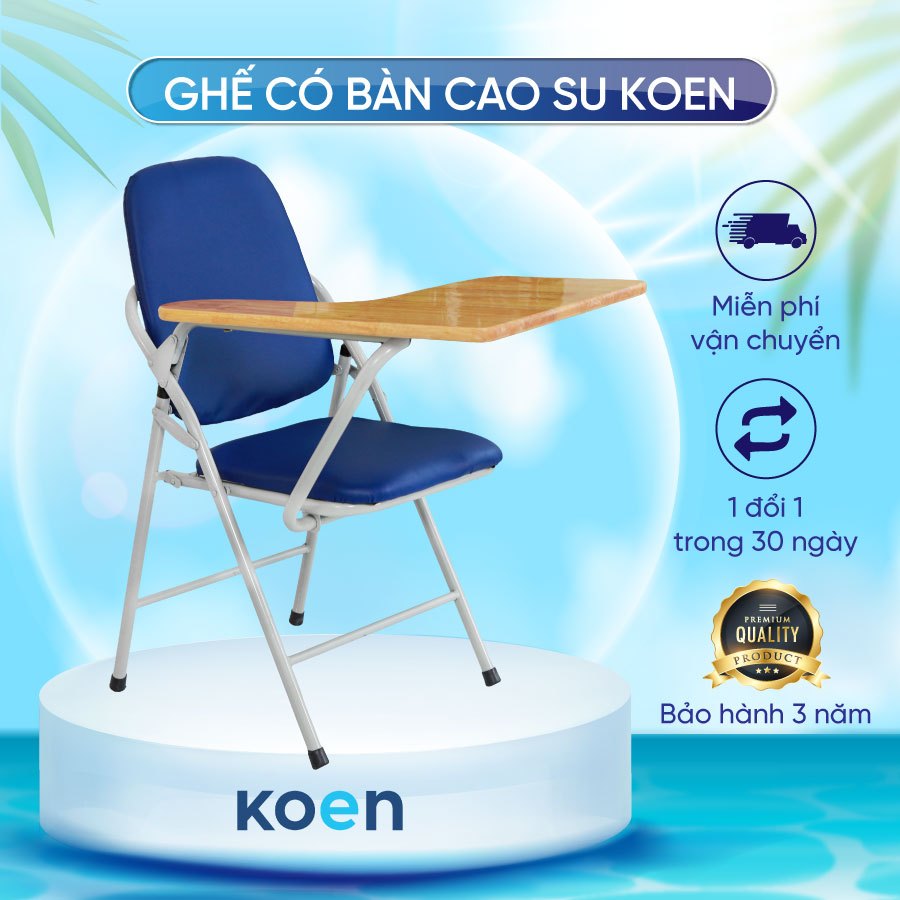 Ghế Liền Bàn Cao Su Loại Lớn Koen H1. Gấp Liền Bàn Học Dành Cho Học ...