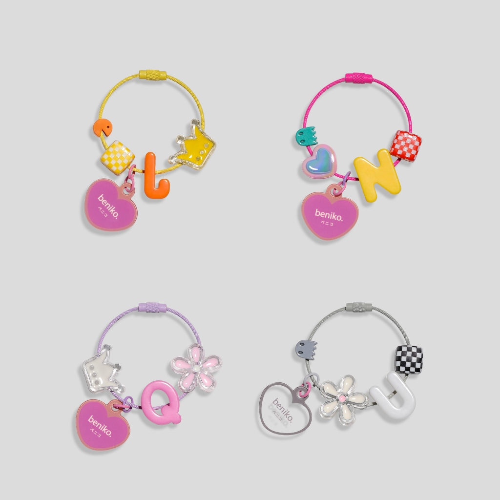 ABC Charm - Candy Collection box hộp thiếc Móc treo túi charm nhựa ...