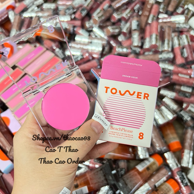 Má hồng kem TOWER 28 Beach Please Tinted Balm | Shopee Việt Nam