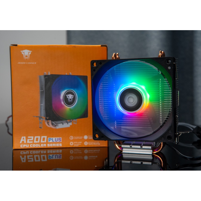 Tản nhiệt khí CPU Leopard A200 Plus - Đen | Fan 92mm led RGB | Shopee ...