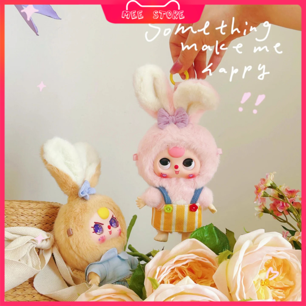 Baby Three Macaron Cute Bunny | Baby Three - Macaron Rabbit Stuffed ...