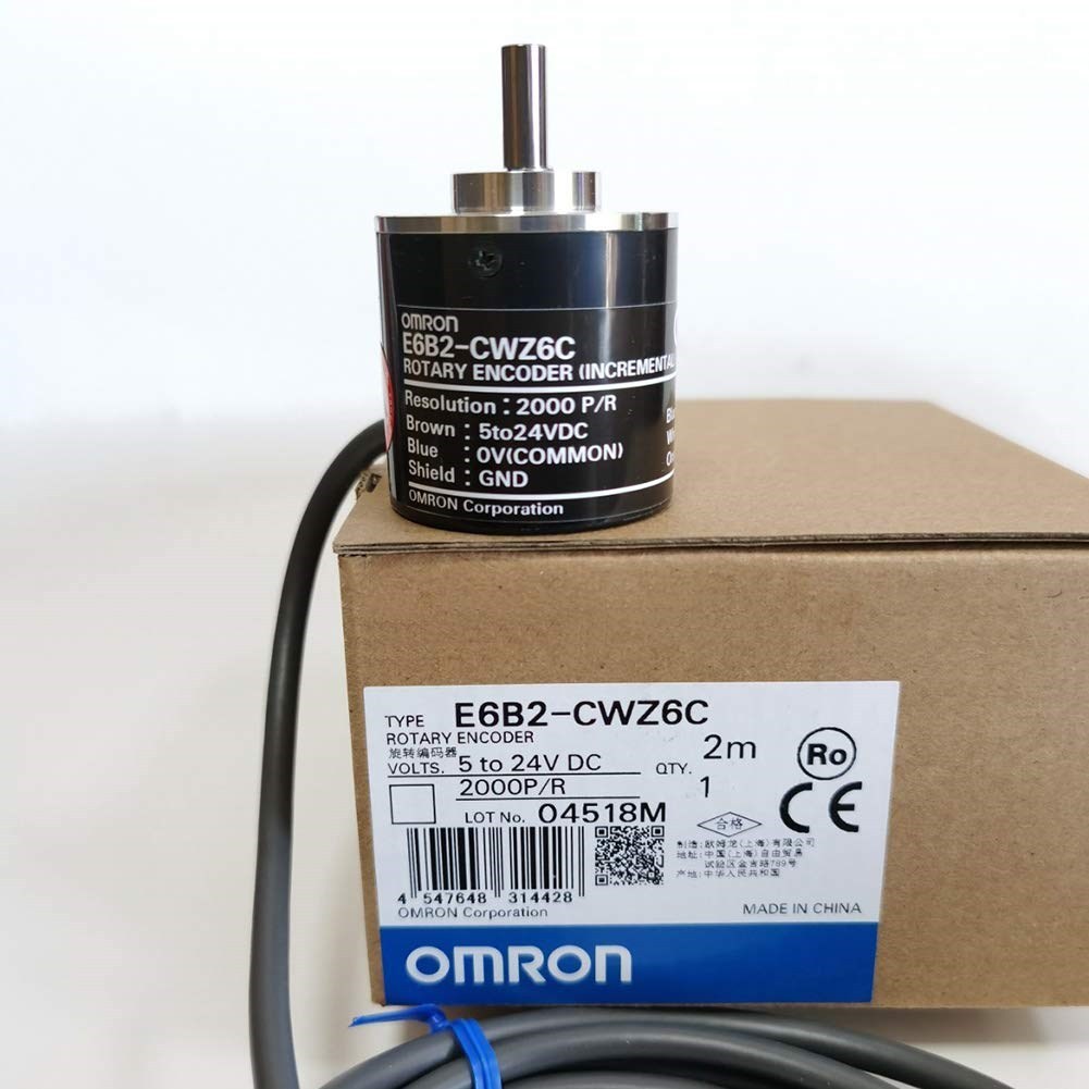 Encoder Omron E6B2-CWZ6C 360 xung (360p/r), nguồn 5-24VDC, Bộ mã hóa ...