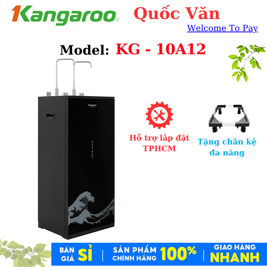 Máy lọc nước RO Hydrogen nóng nguội lạnh Kangaroo KG10A12 10 lõi - [ HỖ ...
