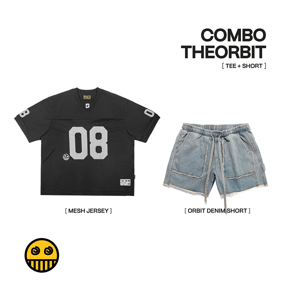 COMBO ORBIT Áo Thể thao Mesh Jersey + ORBIT Denim Short - Local Brand ...