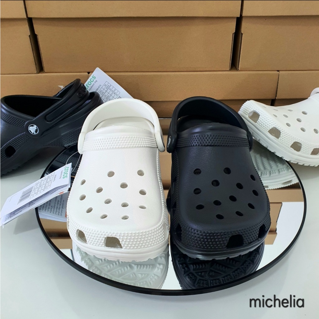 Dép Crocs CHÍNH HÃNG Dép Crocs classic hàng chuẩn đế thấp | Shopee Việt Nam