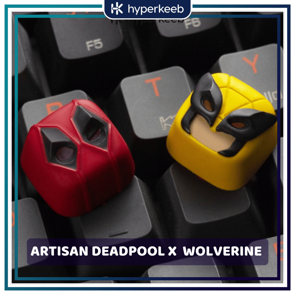 [HOẢ TỐC] Artisan Deadpool x Wolverine | Hàng chính hãng Lobo Keycap ...