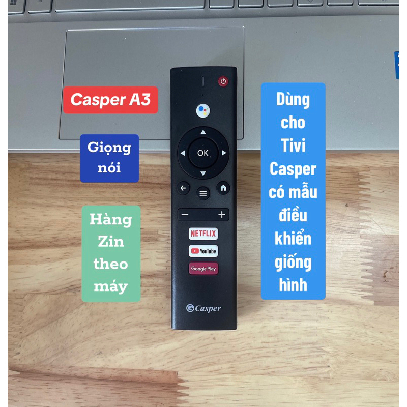Remote điều khiển Tivi Casper A3 giọng nói hàng Zin theo máy chính hãng ...
