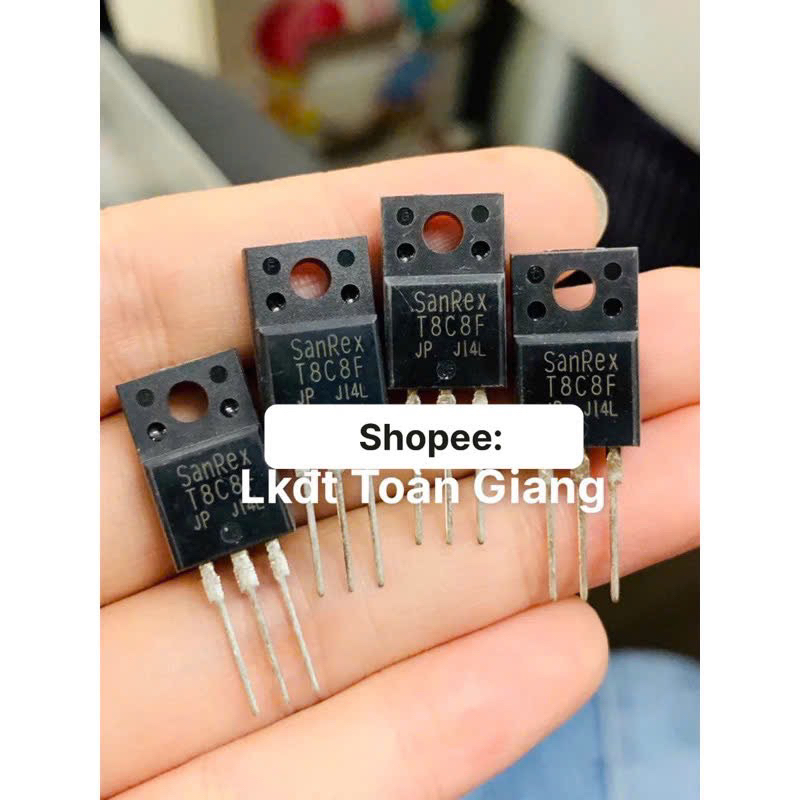Triac T8C8F 8A-800V to220 chính hãng SanRex | Shopee Việt Nam