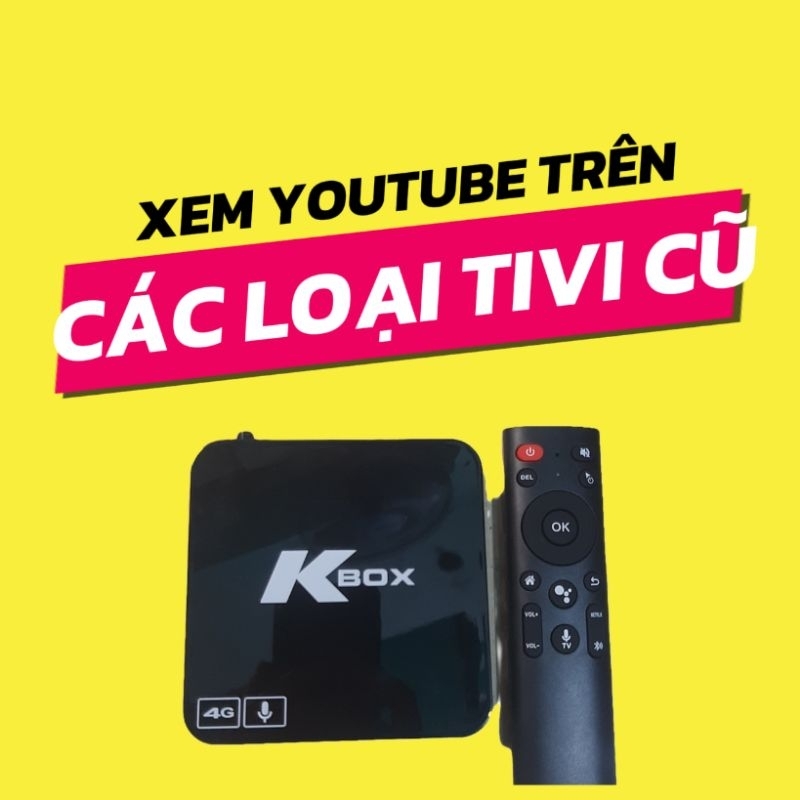Đầu thu thông minh android tv Kbox kết nối wifi xem youtube và có giọng nói, chuột bay | Shopee ...