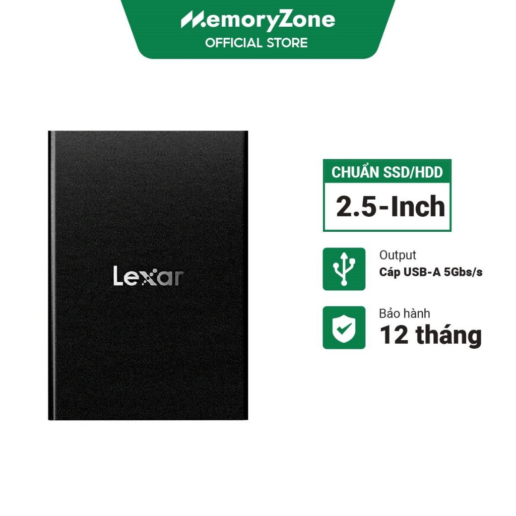 Box ổ cứng 2.5-inch USB 3.2 Lexar E100 | Shopee Việt Nam