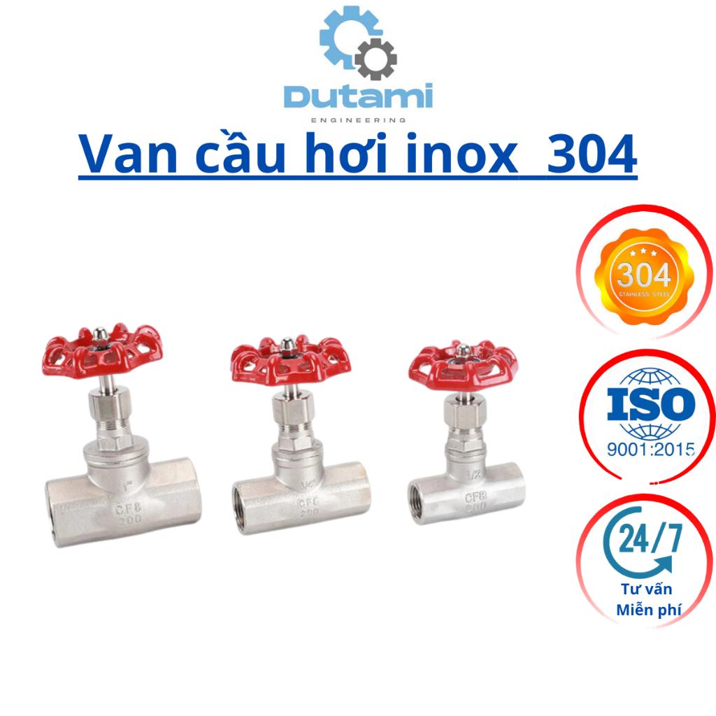 Van cầu hơi MTAi Inox 304 DN15 - DN50 | Shopee Việt Nam