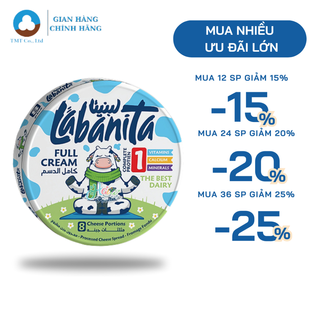 [Mua 36 giảm 25%] Phô mai Labanita nhập khẩu Ai Cập 120-240g 100% từ ...