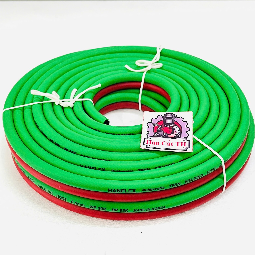 Ống Dây Gió Đá Hanflex Hàn Quốc 6.5mm, Dây Hơi Đôi Oxy Gas Hàn Quốc 6 ...