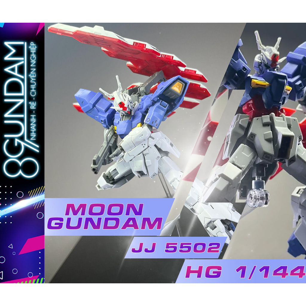 [CÓ SẴN] Mô Hình Lắp Ráp HG JJ 5502 Moon Soldier (tặng kèm base ...