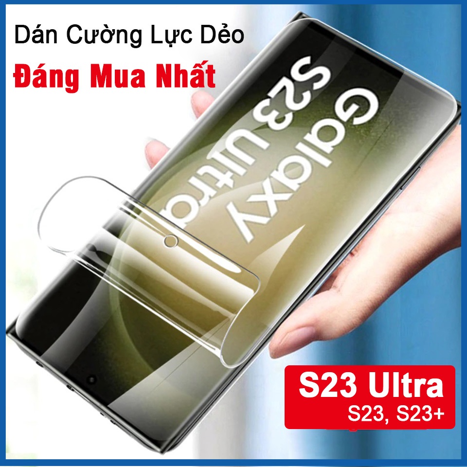 Dán cường lực dẻo Samsung S23 Ultra, S24 Ultra, S23 Plus, S22 Ultra ...