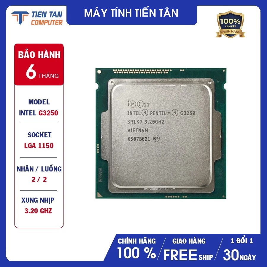 CPU Intel Pentium G3250 (3.20 GHz) đẹp chính hãng | Shopee Việt Nam