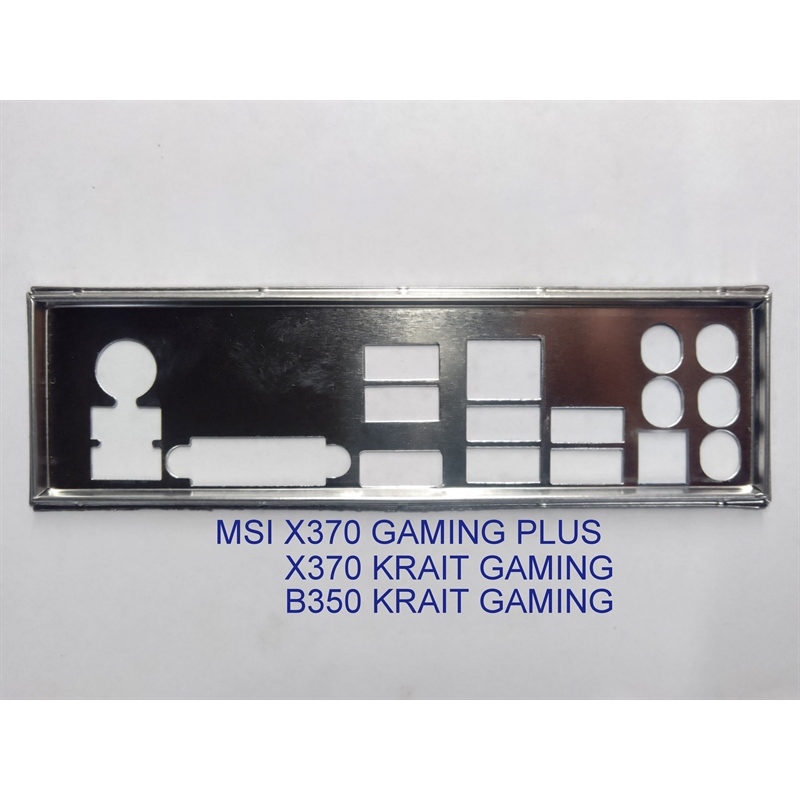 FE chặn main MSI B350 KRAIT GAMING (Mainboard IO Shield: 711) | Shopee ...
