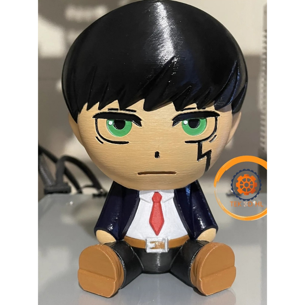 Mô hình nhân vật Mash chibi trong anime Mash Burnedead in 3D chất lượng ...