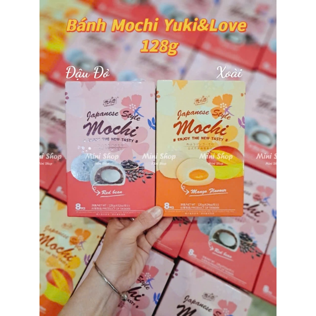 Bánh Mochi Yuki & Love Kiểu Nhật 128g Lý Mai | Shopee Việt Nam
