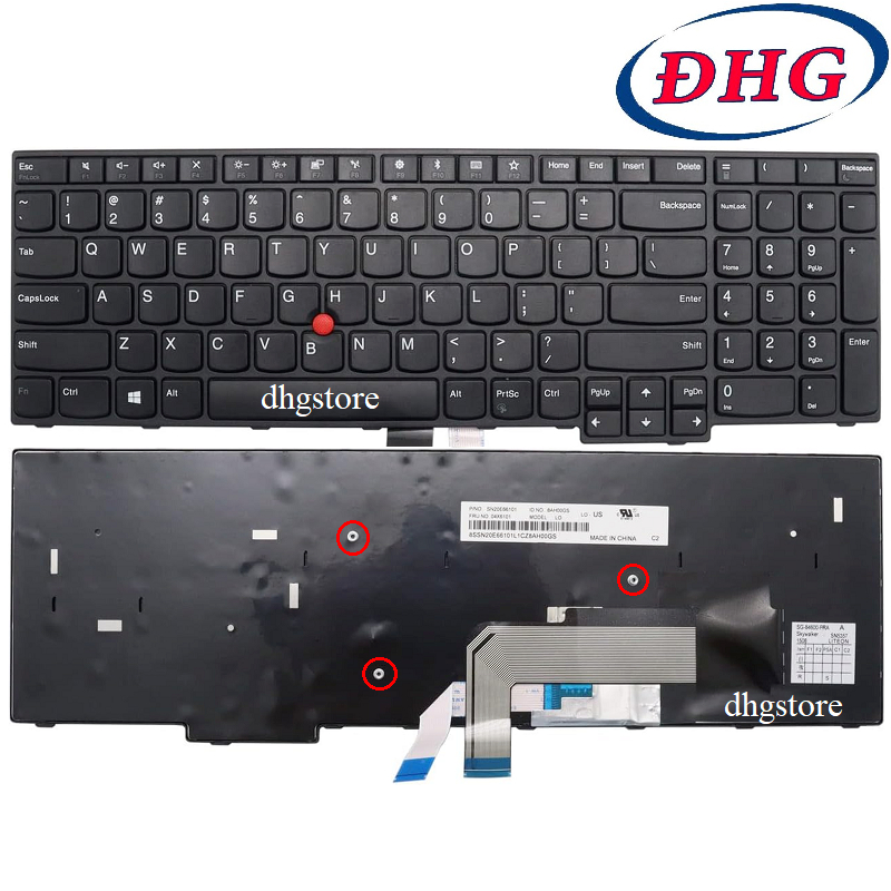 Bàn phím laptop Lenovo ThinkPad E570 E570C E575 | Shopee Việt Nam