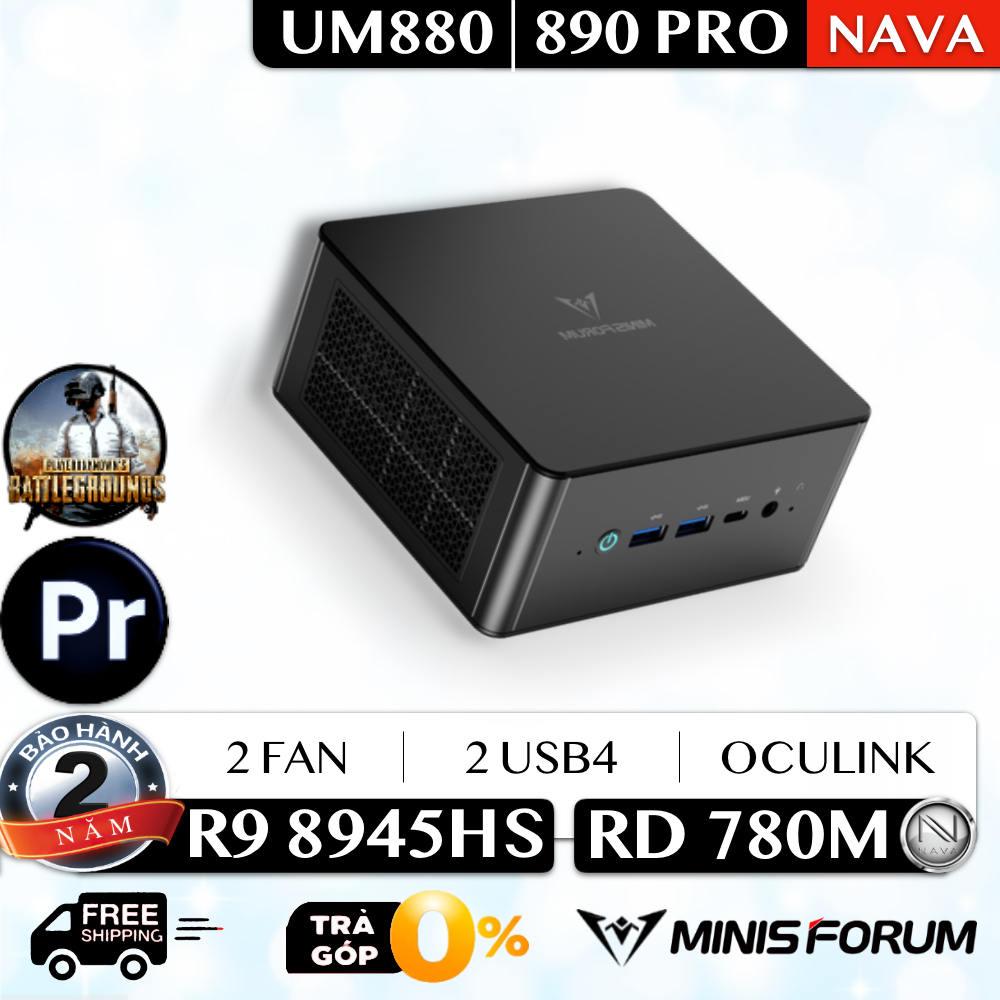 Mini PC Minisforum UM880/UM890 PRO ⚡️ Oculink Gaming 8845HS 8945HS eGPU ...