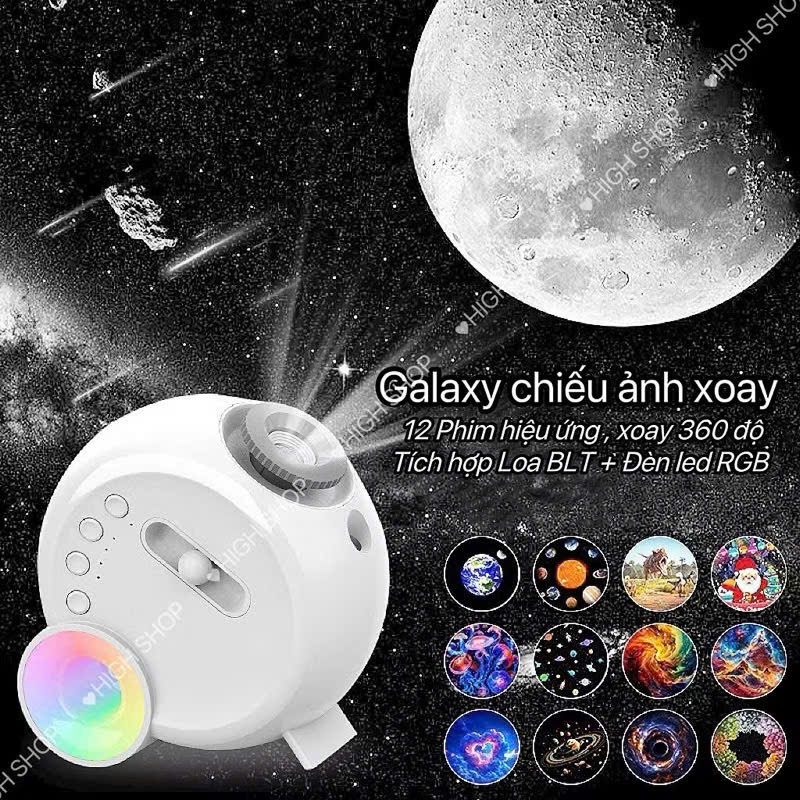 Đèn Ngân Hà Galaxy X1 Plus Chính Hãng Chiếu Bầu Trời Sao, Vũ Trụ, Thiên ...