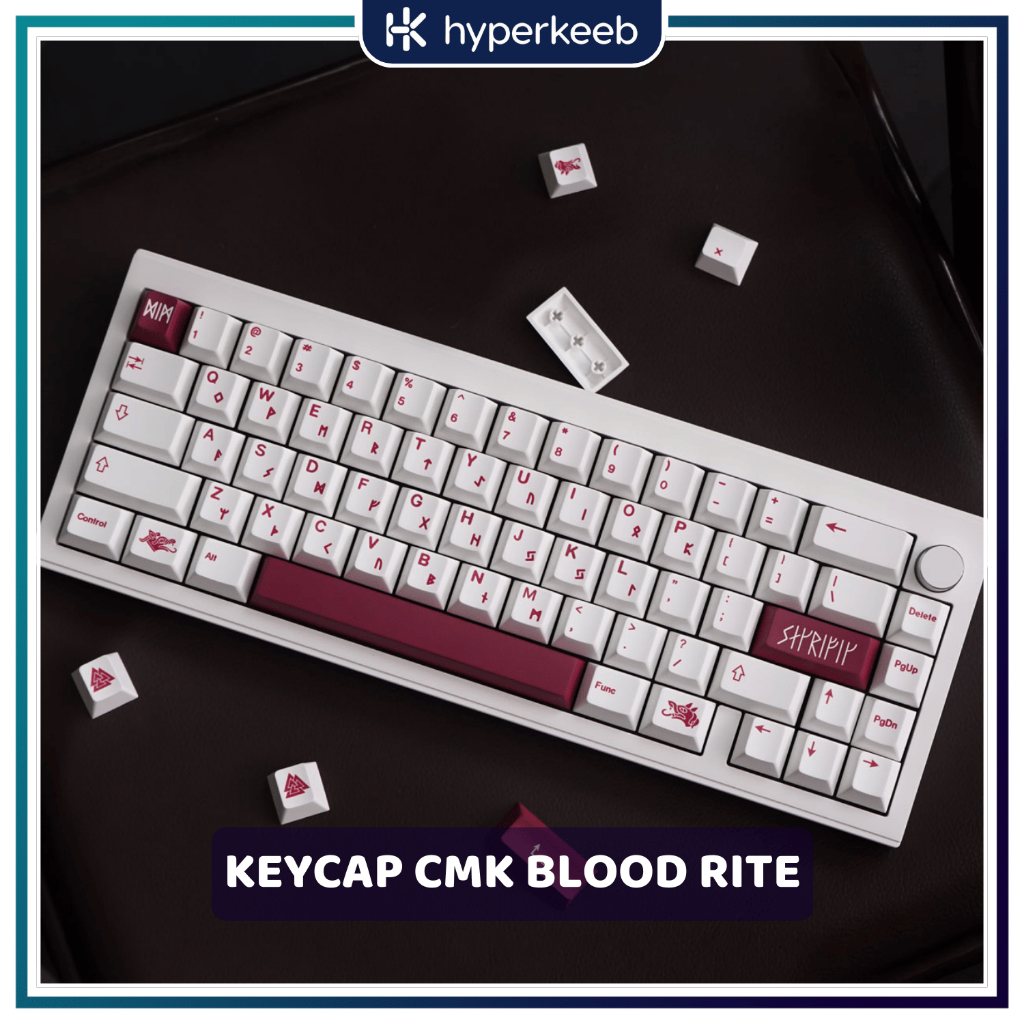 Keycap Blood Rite nhựa PBT 1,5mm Dye-sub, Profile Cherry, Keycap Bàn ...