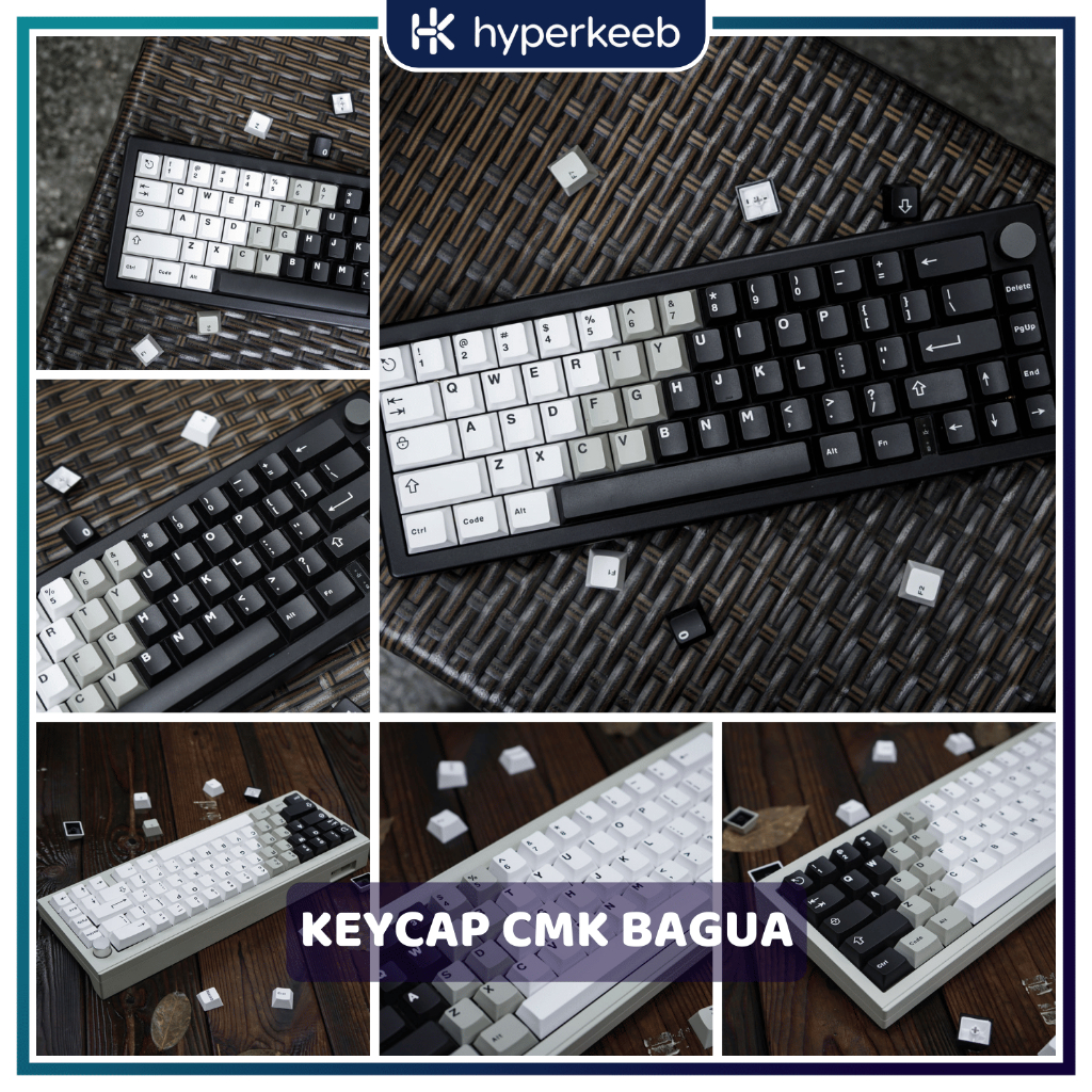 [HOẢ TỐC] Keycap CMK Bagua | 121 nút - nhựa ABS dày 1,5mm - in Double ...