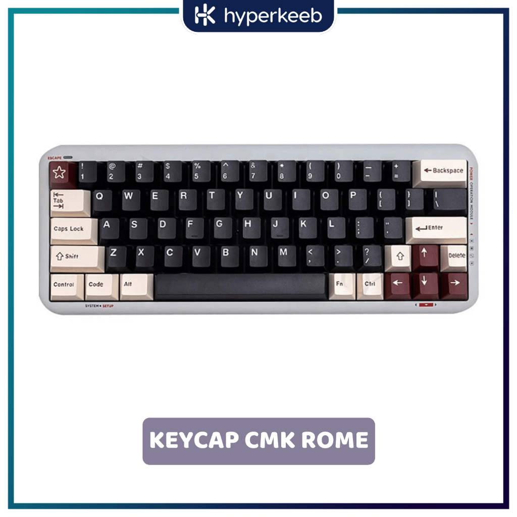[HOẢ TỐC] Keycap 170+ nút bàn phím cơ CMK Rome, nhựa PBT dày 1,5mm in ...