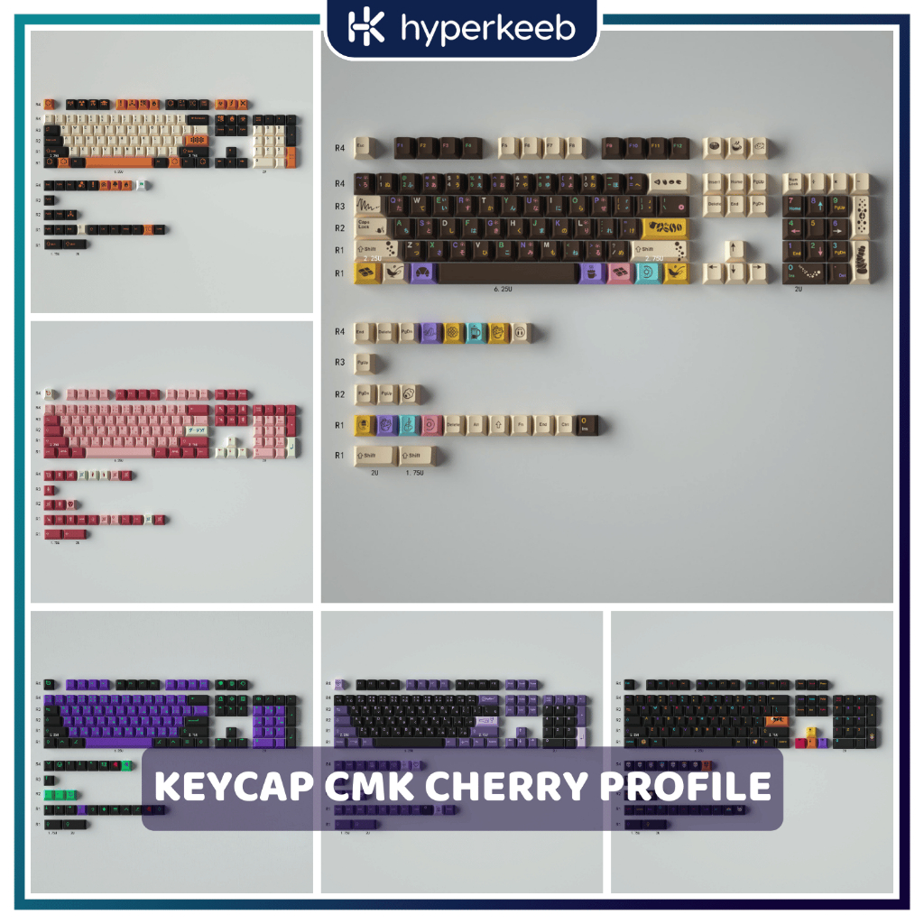 [HOẢ TỐC] Keycap CMK Profile Cherry Darling Mictlan Carbon Eva-01 ...