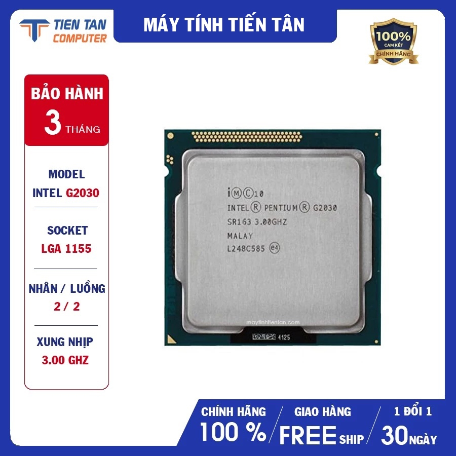 CPU Intel Pentium G2030 (3.0Ghz) - Socket 1155 | Shopee Việt Nam